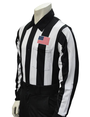SMITTY Long Sleeve 21/4" Stripe w/Dye Sub Flag – Officials Plus